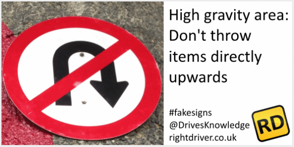 High Gravity Area Sign