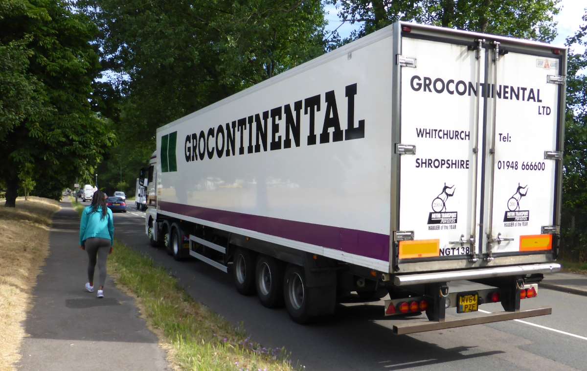 What are lateral protection devices and side underrun protection?