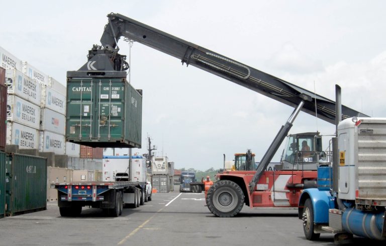 Why are shipping containers dangerous for lorry drivers to transport?