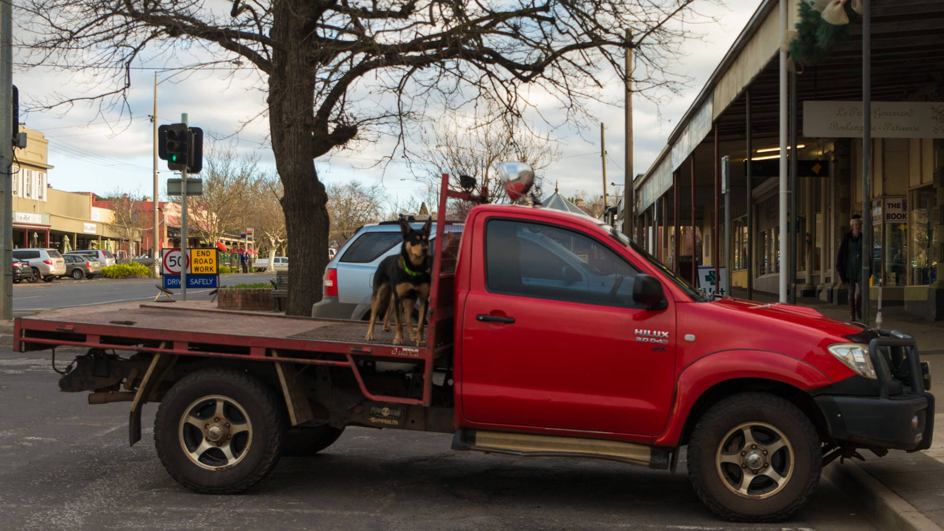 How do you safely load a pick-up truck
