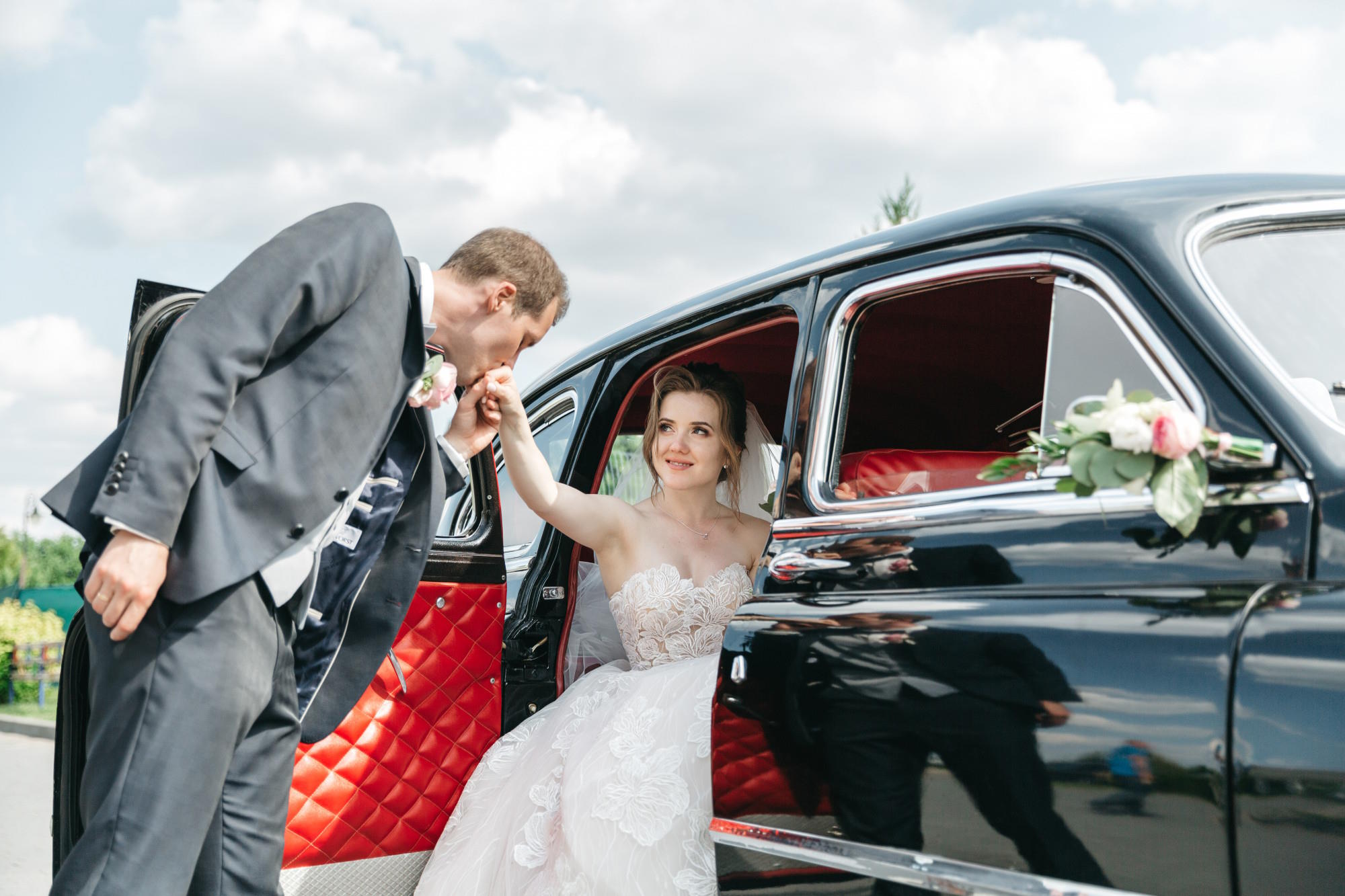 Wedding Car Driving