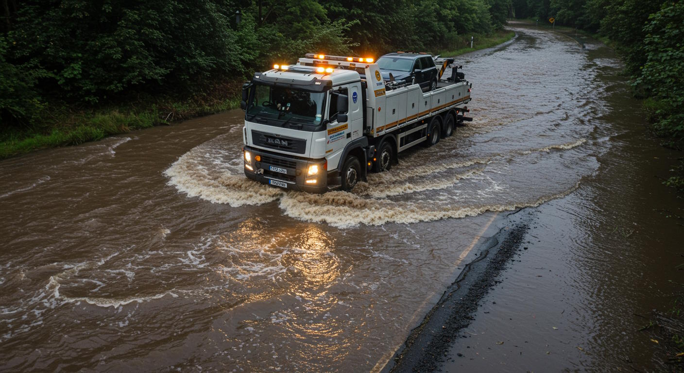 Driving in Flood Water: A Recovery Guide