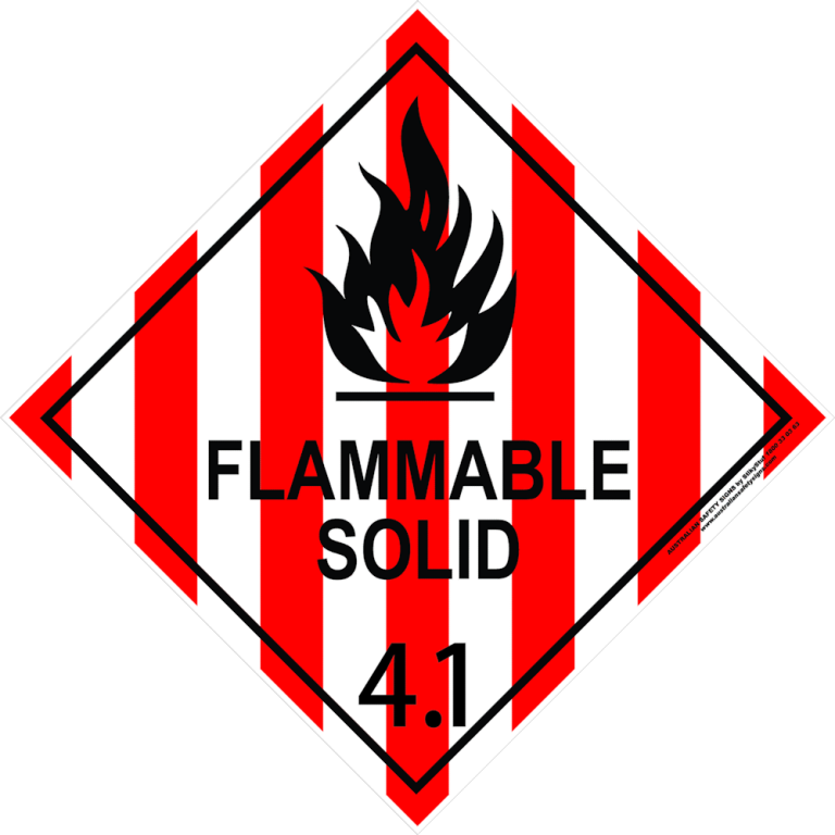 Guidelines for Transporting Self-Reactive Substances (Class 4.1)